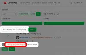 Guide to Finding Lemmy Communities (Subreddits) - Michael Altfield's Tech Blog