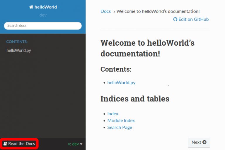 Continuous Documentation Hosting Read The Docs On Github Pages 22 Michael Altfields Tech Blog